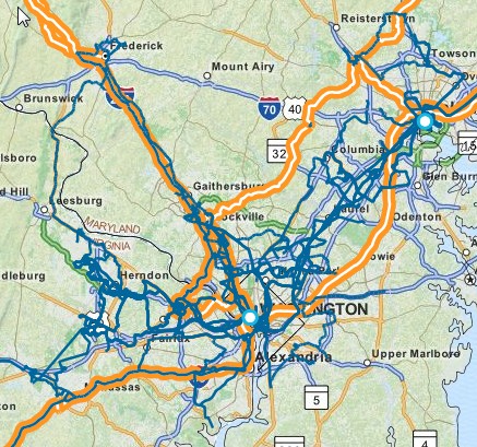 Northern Virginia Metro Map