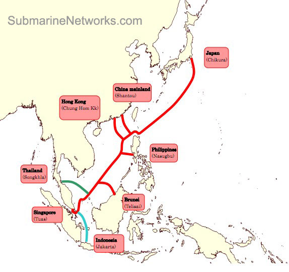 SJC Now Online, Bringing Big Bandwidth to Southeast Asia | Telecom ...